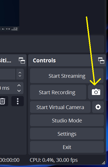Panel screenshot button · OBS Studio Ideas and Suggestions