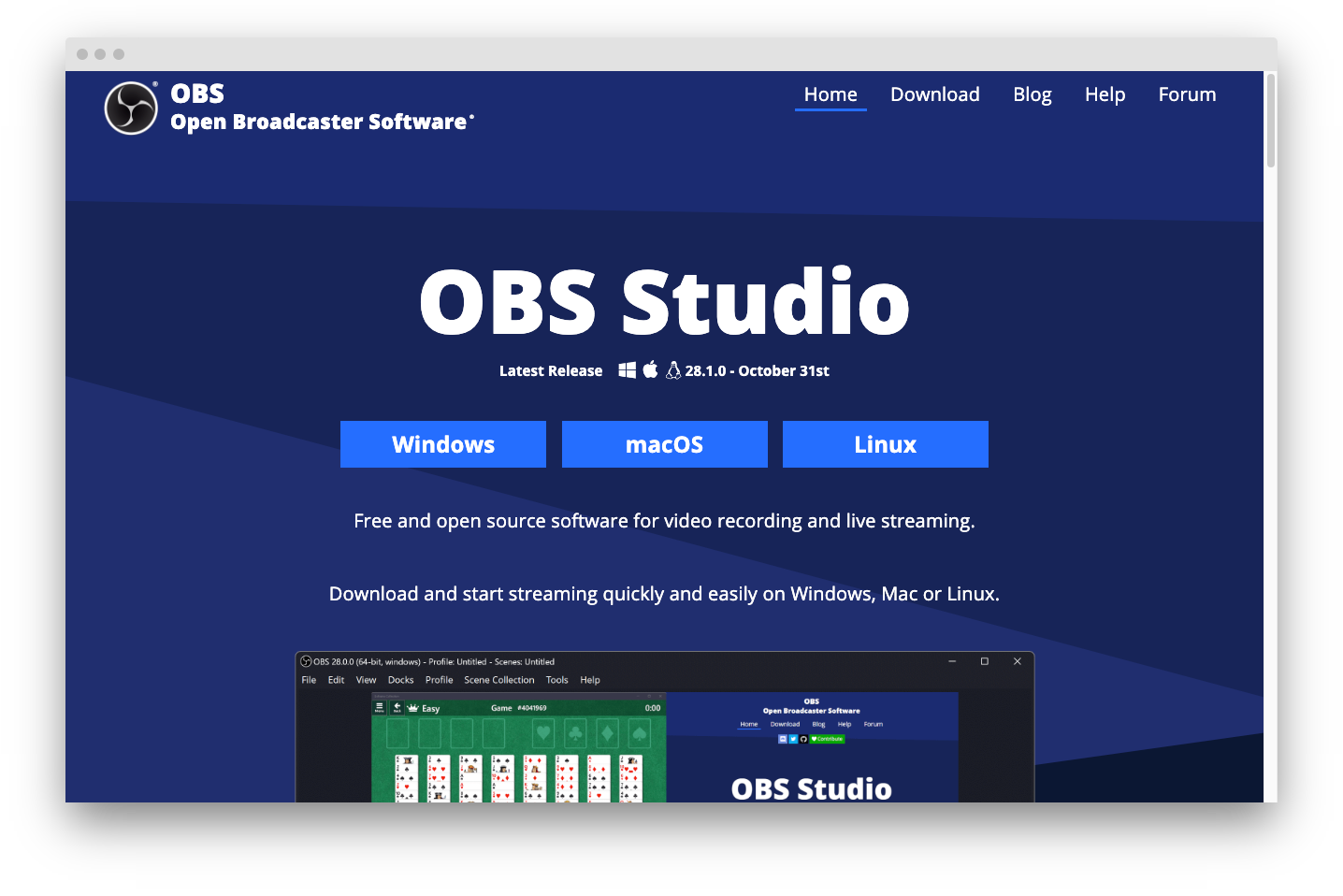 Dark scroll bar for Chromium-based browsers on obsproject.com · OBS ...