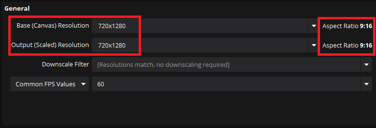 Change between Aspect Ratio Resolutions · OBS Studio Ideas and Suggestions