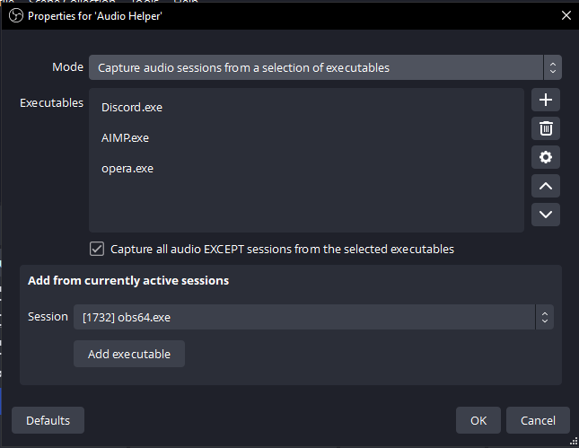 Ideas to improve the audio capture plugin from OBS · OBS Studio Ideas and Suggestions